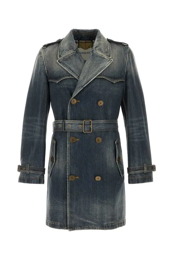 Burberry Denim Trench Coat