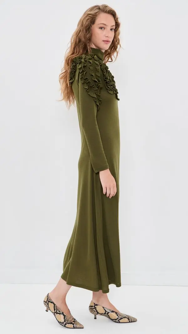 Ulla Johnson Solene Long Sleeve Jersey Dress