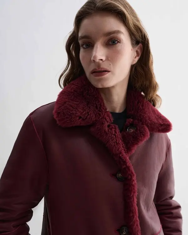 Veronica De Piante Shearling Coat