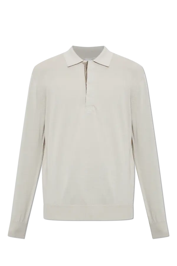 Eleventy Polo Sweater - Grey