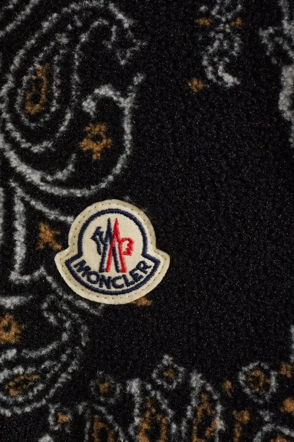 Moncler Reversible Down And Sherpa Vest With Stand Collar
