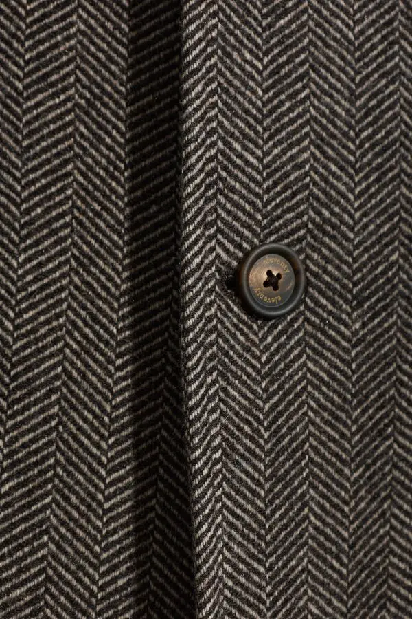 Eleventy Cashmere Herringbone Coat