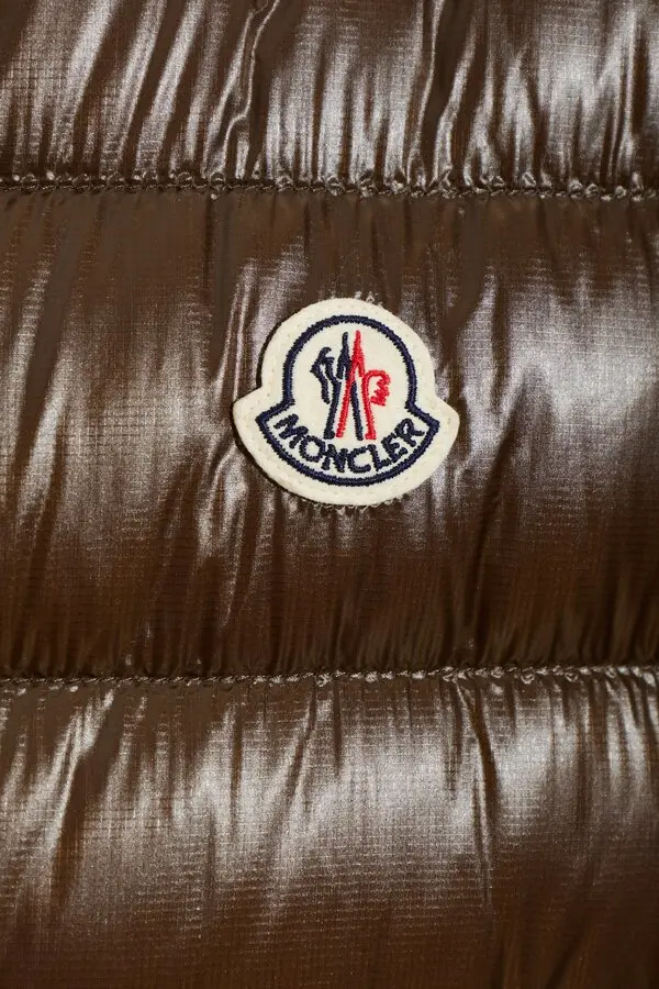 Moncler Sergesta Quilted Down Puffer Jacket - Brown