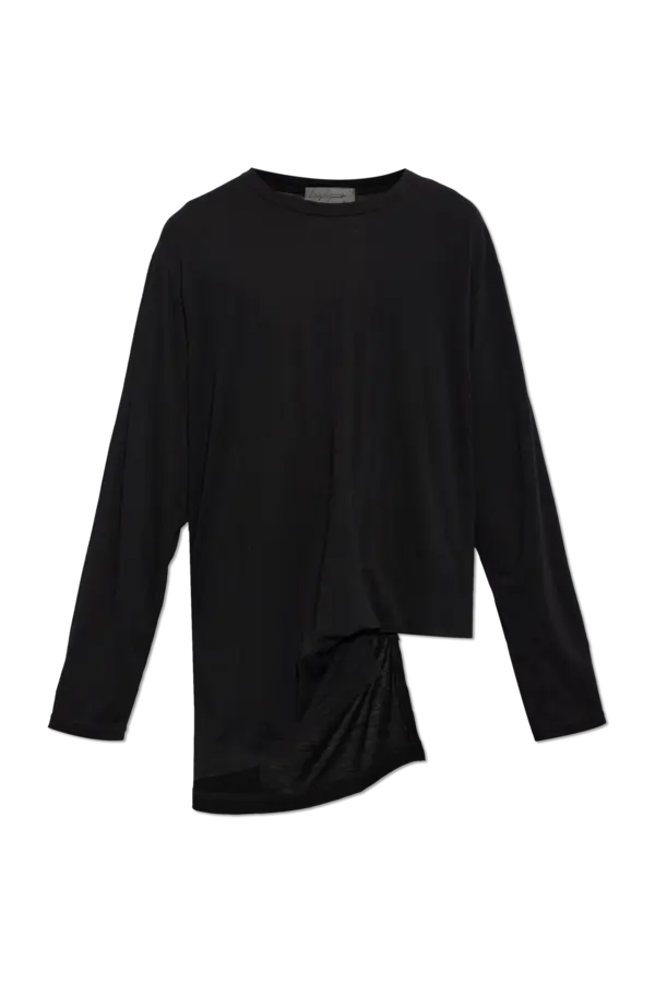 Yohji Yamamoto Long Sleeve T-shirt - Black