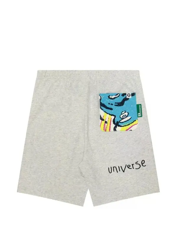 AAPE BY *A BATHING APE Moonface Elasticated-waist Shorts