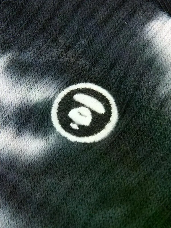 AAPE BY *A BATHING APE Moonface Logo Tie-dye Socks