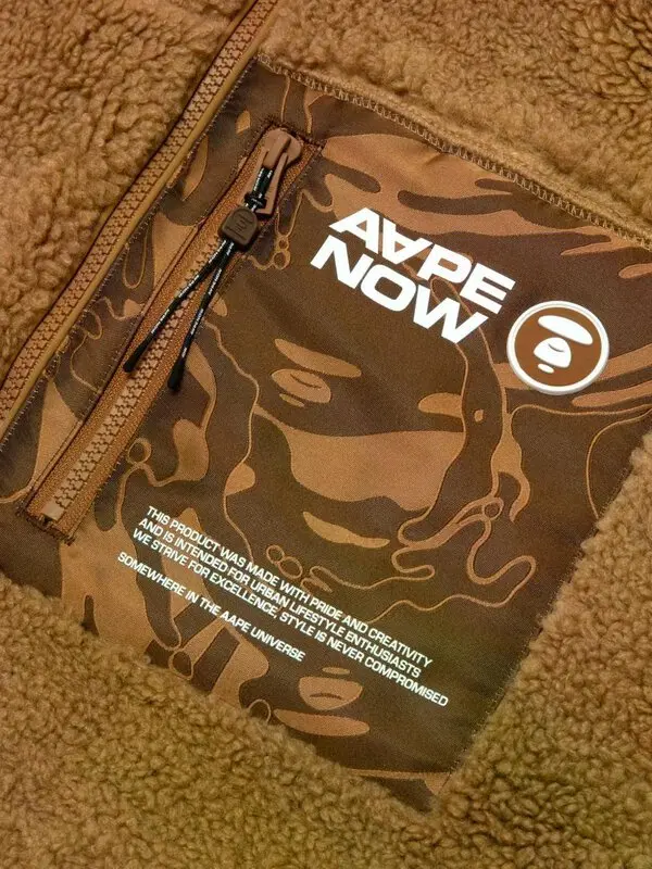 AAPE BY *A BATHING APE Camouflage Zip-up Jacket