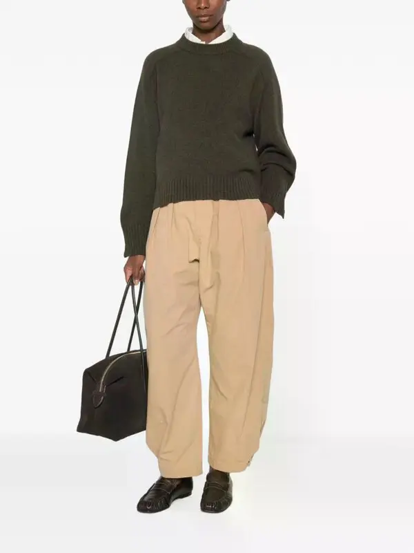 Soeur Ribbed-trim Raglan-sleeve Sweater