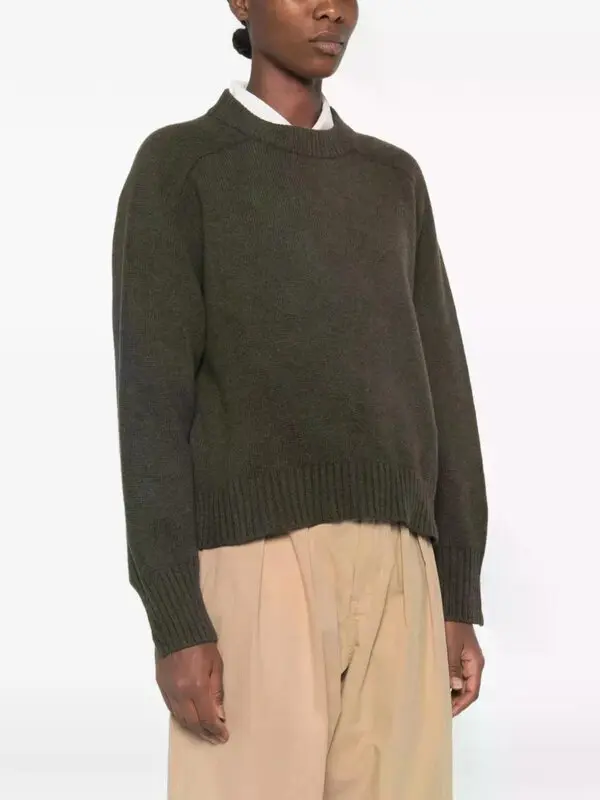 Soeur Ribbed-trim Raglan-sleeve Sweater