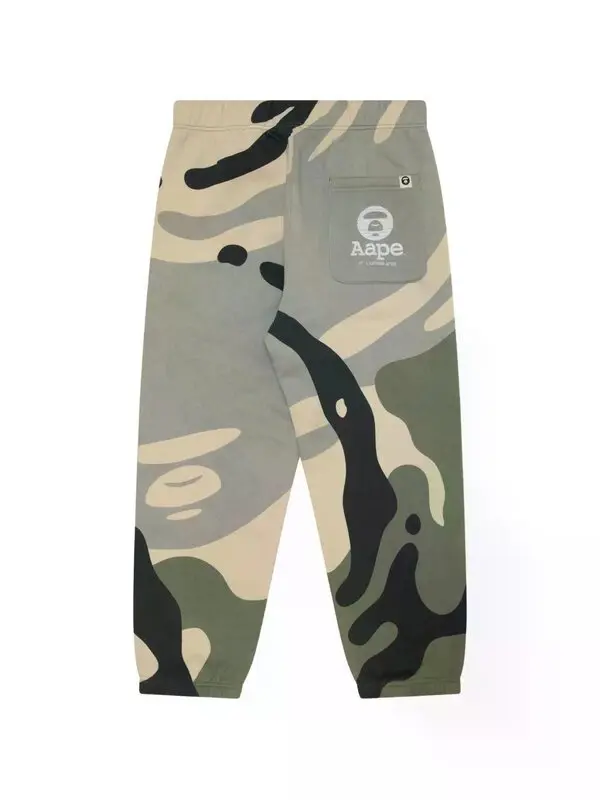 AAPE BY *A BATHING APE Moonface Camouflage-print Track Pants