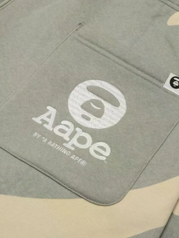 AAPE BY *A BATHING APE Moonface Camouflage-print Track Pants
