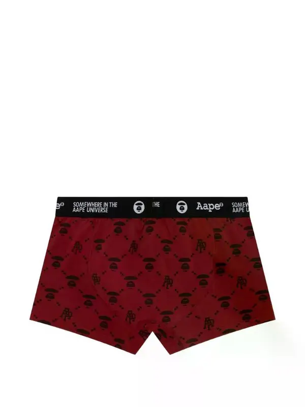 AAPE BY *A BATHING APE Moonface Logo-print Boxer Briefs