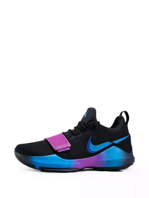 Nike Pg 1 Touch-strap Sneakers - Black