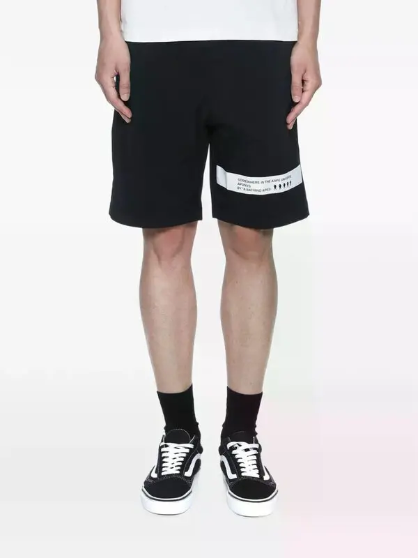 AAPE BY *A BATHING APE Logo-print Chino Shorts