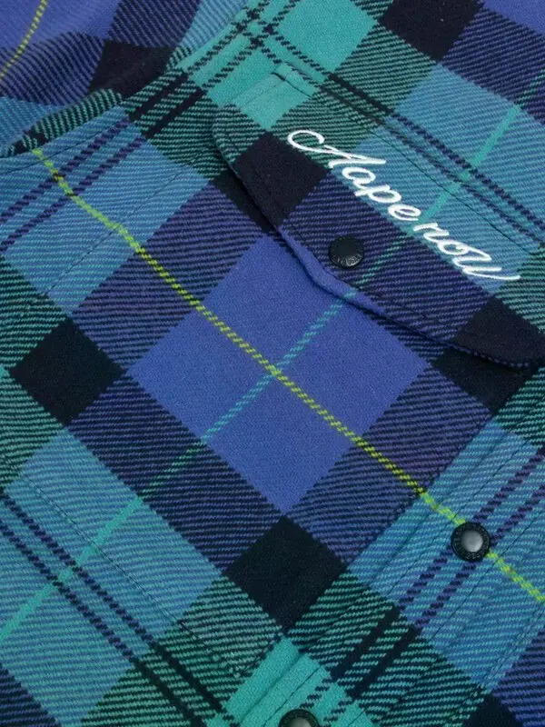 AAPE BY *A BATHING APE Moonface Check Shirt