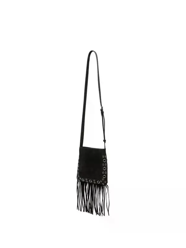 Valentino Garavani Vlogo Signature Fringed Clutch Bag