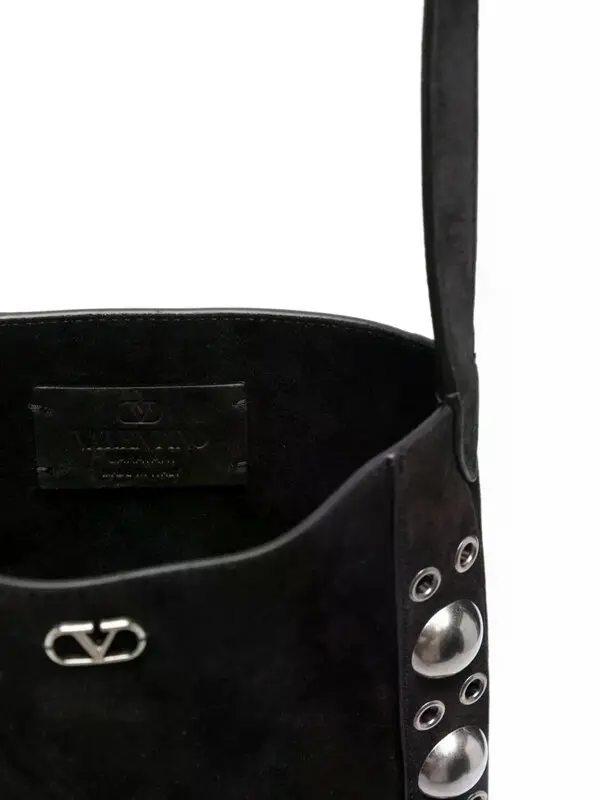 Valentino Garavani Vlogo Signature Fringed Clutch Bag