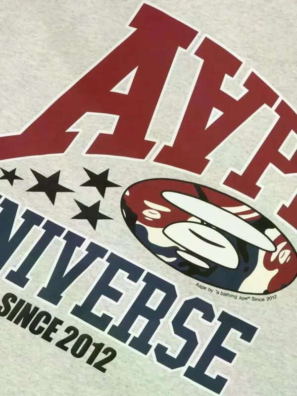AAPE BY *A BATHING APE Logo-print T-shirt - Grey