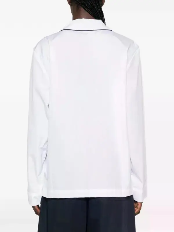 SPORTY & RICH Piping-detail Shirt
