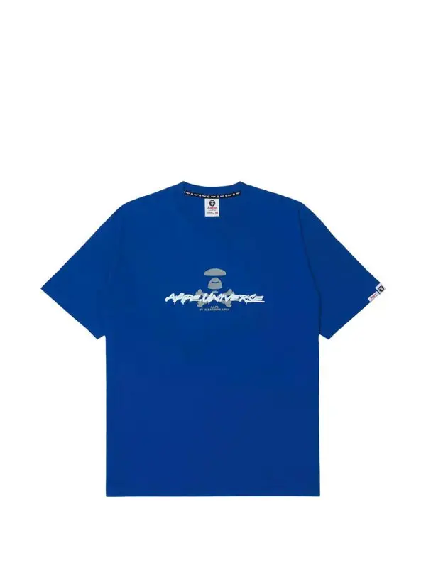 AAPE BY *A BATHING APE Moonface Logo-print T-shirt