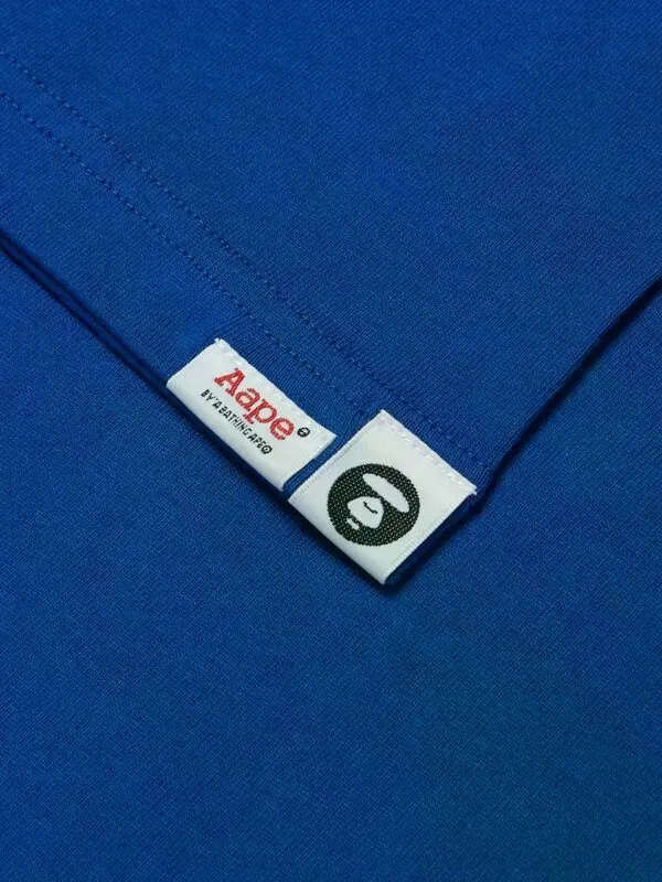 AAPE BY *A BATHING APE Moonface Logo-print T-shirt