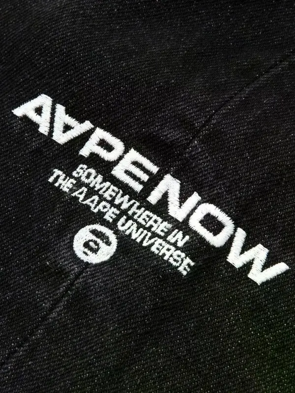 AAPE BY *A BATHING APE Moonface Patch Relaxed Jeans