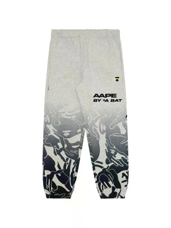 AAPE BY *A BATHING APE Moonface Gradient-camo Track Pants
