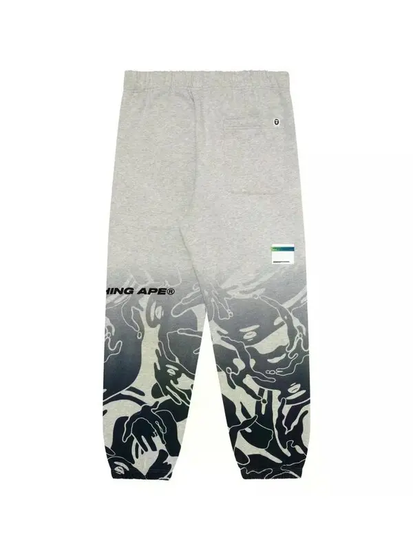 AAPE BY *A BATHING APE Moonface Gradient-camo Track Pants