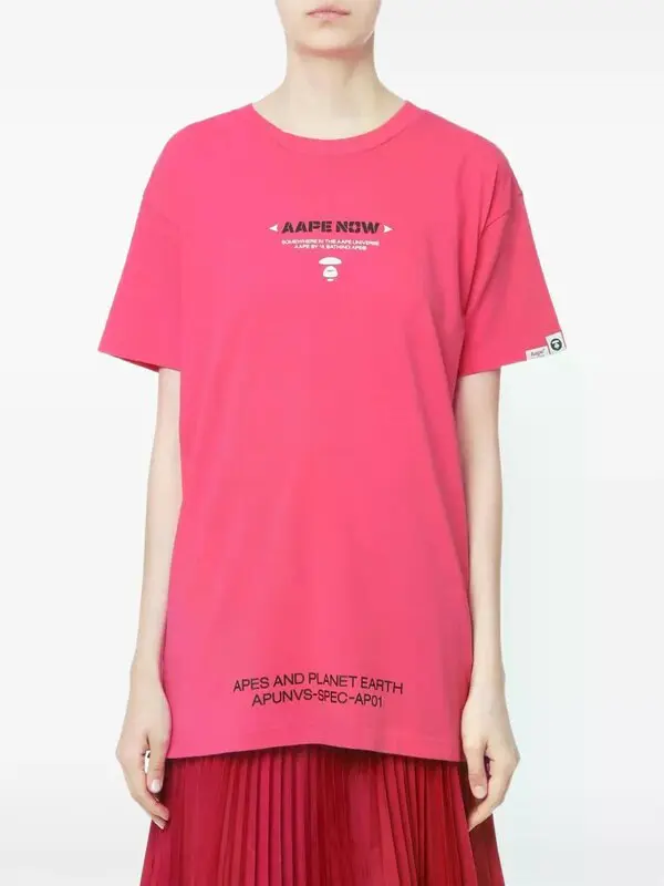 AAPE BY *A BATHING APE Logo-print T-shirt