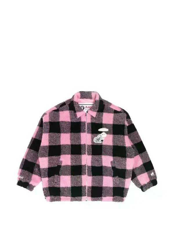 AAPE BY *A BATHING APE Plaid Fleece Jacket