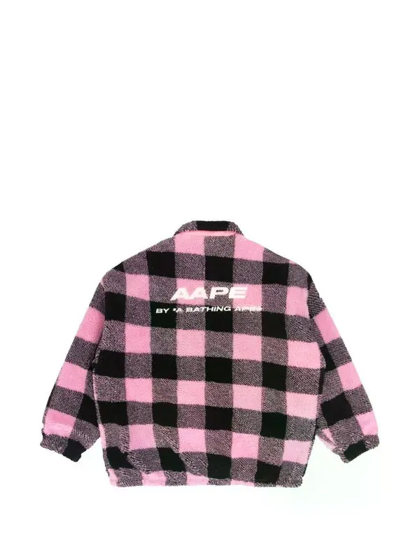 AAPE BY *A BATHING APE Plaid Fleece Jacket