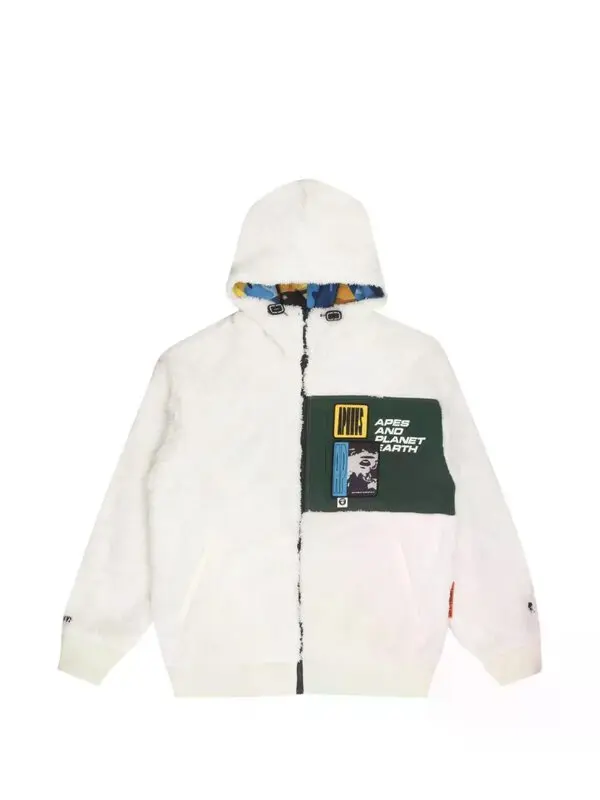 AAPE BY *A BATHING APE Reversible Fleece Hoodie