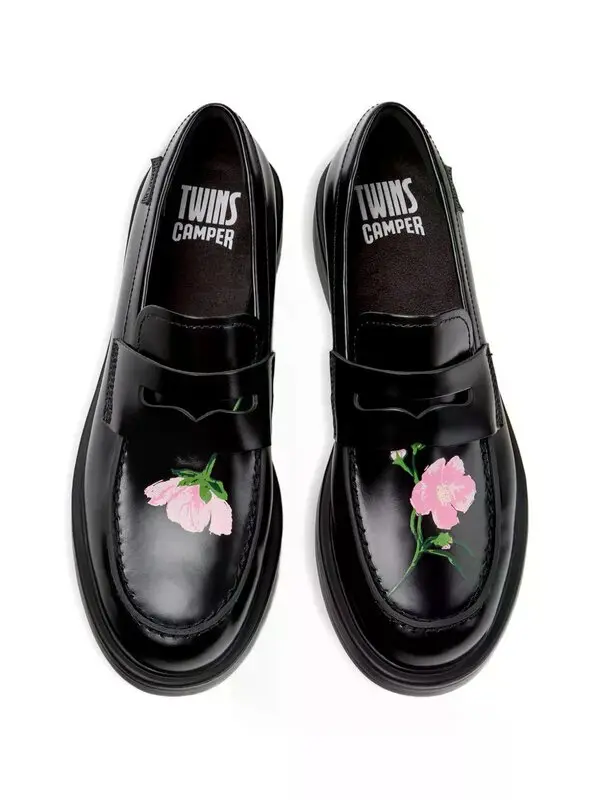 Camper Dean Floral-print Loafers