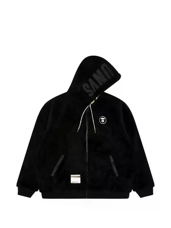 AAPE BY *A BATHING APE Moonface Embroidered Reversible Hoodie