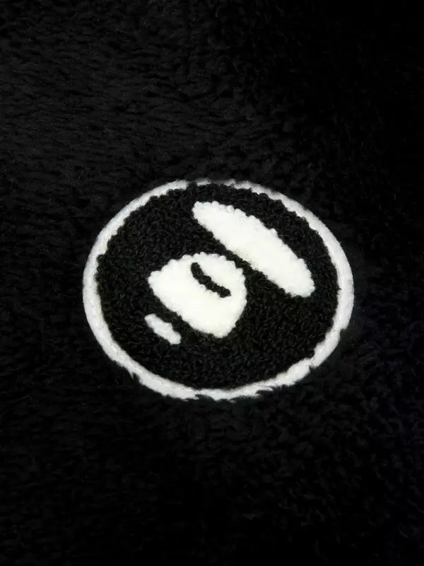 AAPE BY *A BATHING APE Moonface Embroidered Reversible Hoodie