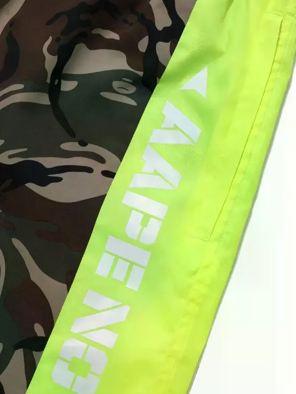 AAPE BY *A BATHING APE Camouflage-print Logo-patch Track Shorts