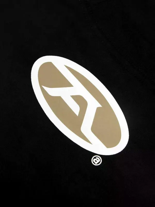 AAPE BY *A BATHING APE Moonface Graphic-print Long-sleeve T-shirt - Black