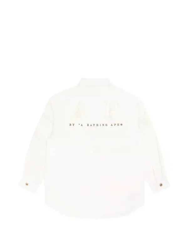 AAPE BY *A BATHING APE Logo-embroidered Button-up Shirt