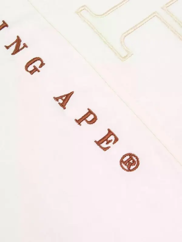 AAPE BY *A BATHING APE Logo Embroidered Cotton Shirt