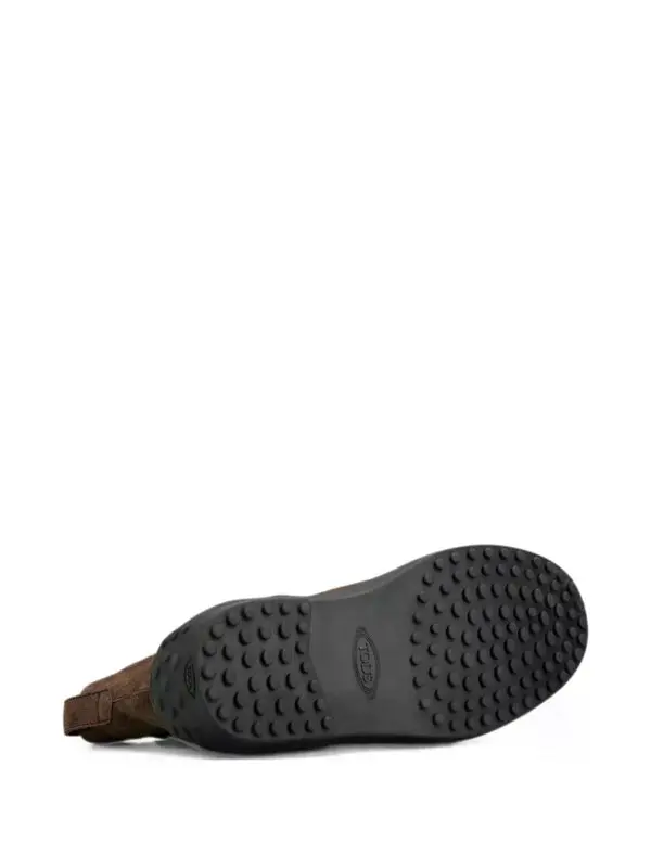 TOD'S Gommino Suede Chelsea Boots