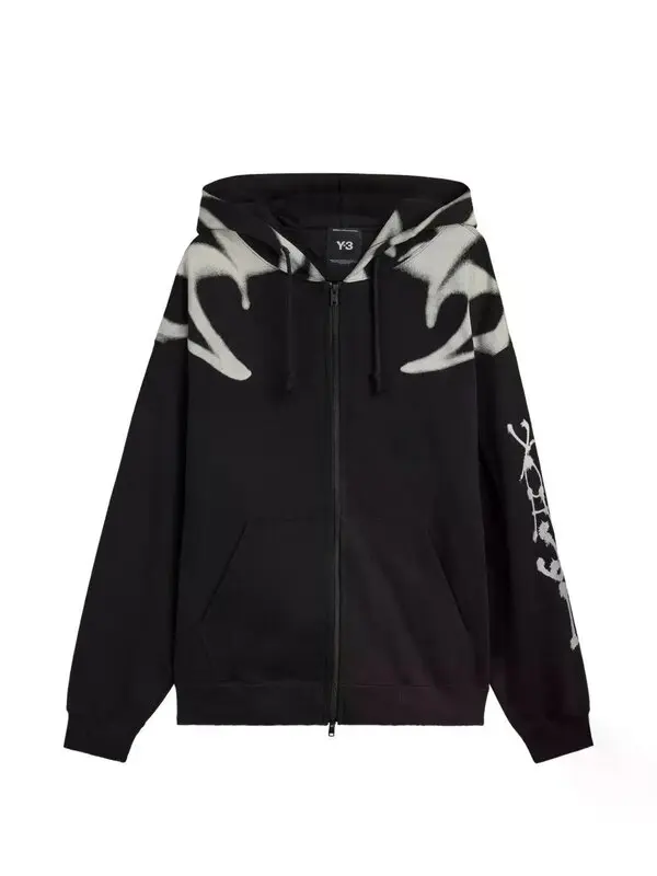 Y3 Yaksha Graphic Zip-up Hoodie