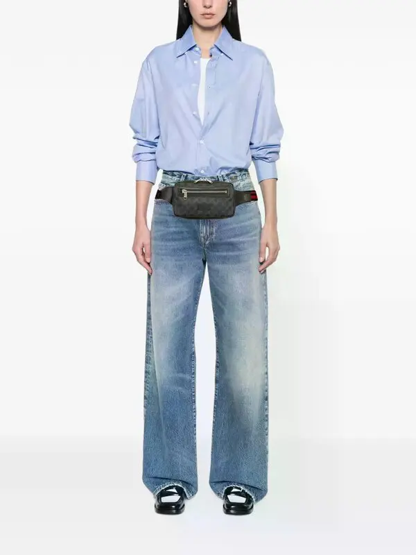 Gucci Gg Supreme Web Night Courrier Belt Bag