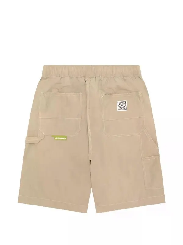 AAPE BY *A BATHING APE Logo-patch Shorts