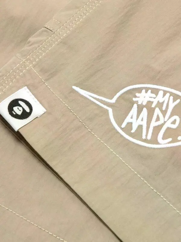 AAPE BY *A BATHING APE Logo-patch Shorts