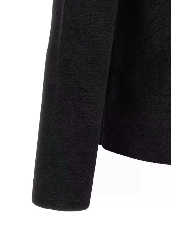 ZANONE Virgin Wool Button-up Cardigan - Black