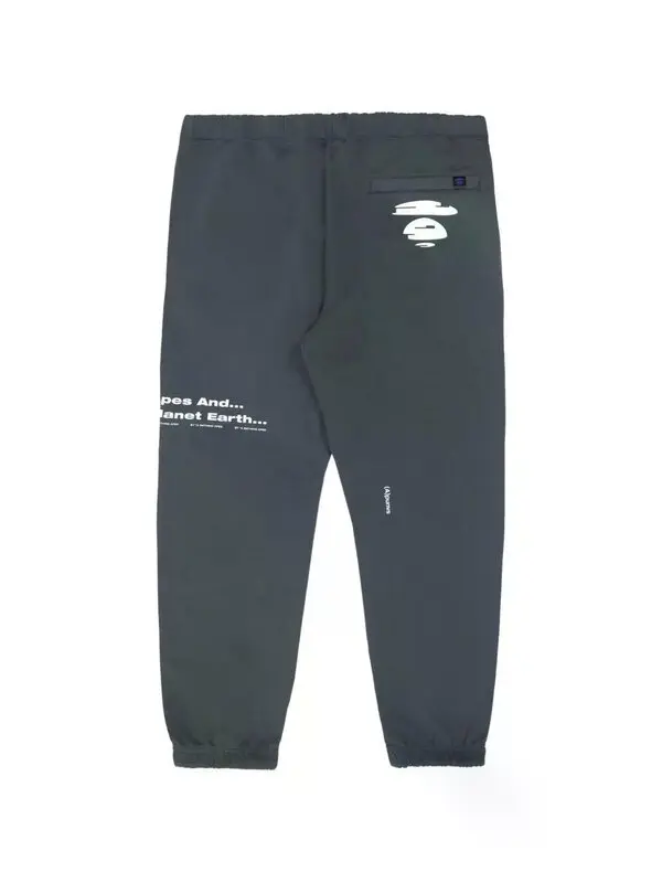 AAPE BY *A BATHING APE Moonface Patch Track Pants