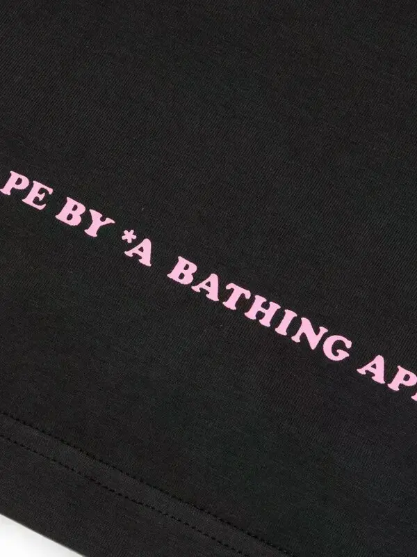 AAPE BY *A BATHING APE Moonface Gradient Cropped T-shirt