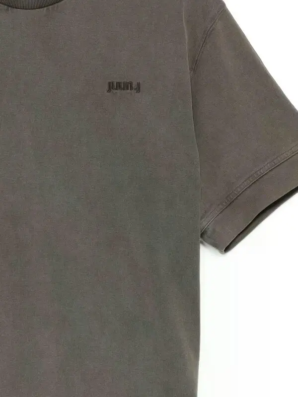 JUUN.J Logo-embroidered Cotton T-shirt