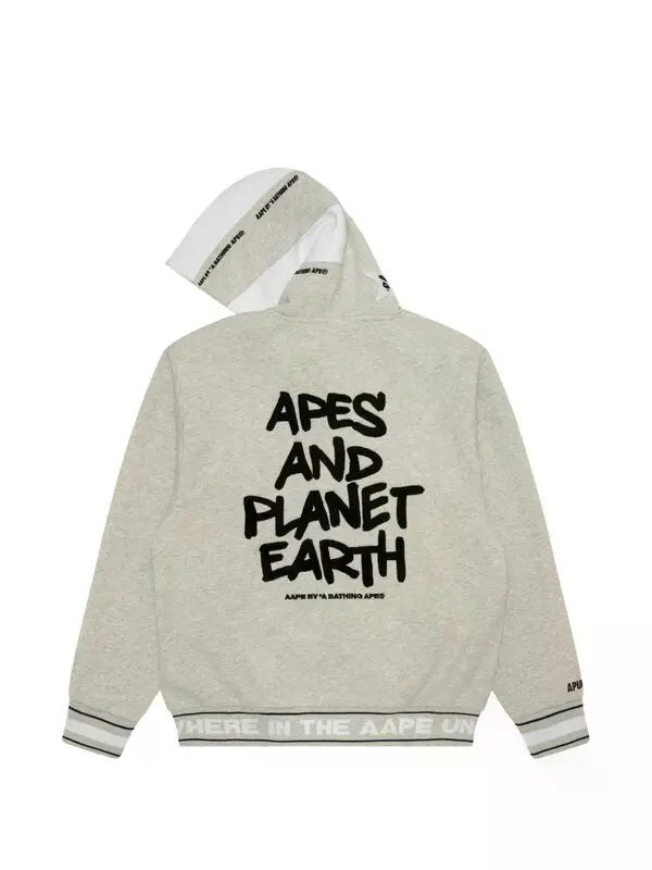 AAPE BY *A BATHING APE Logo-patch Hoodie