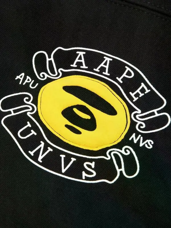 AAPE BY *A BATHING APE Moonface Graphic-print Sweatshirt